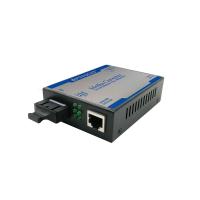 China Gigabit Fiber Media Converter 10/100/1000M 40km 1310nm SC Single Mode for sale