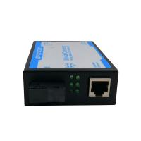 China Gigabit Optical Fiber Media Converter 10/100/1000M LFP 80km Singlemode SC for sale