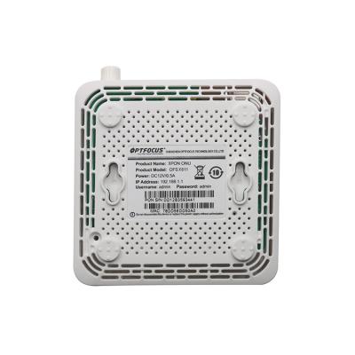 China LED Indicator GPON OLT ONU FTTH Modem Sc Single Mode 1ge Hybrid Long Lifespan for sale