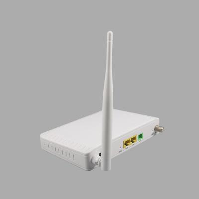 China XPON ONU 1GE 1FE CATV WiFi ONU GPON EPON Dual Mode FTTH Equipment ZTE Huawei Compatible for sale