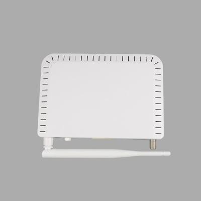 China XPON ONU 1GE 1FE CATV WiFi 5dBi Antenna GPON EPON Dual Mode FTTH Device for sale