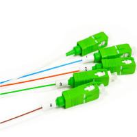 China High Reliability Fiber Optic PLC Splitter 1*2 1 X 4 Low Vibration / Insertion Loss for sale