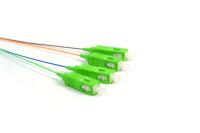 China High Reliability Fiber Optic PLC Splitter 1*2 1 X 4 Low Vibration / Insertion Loss for sale
