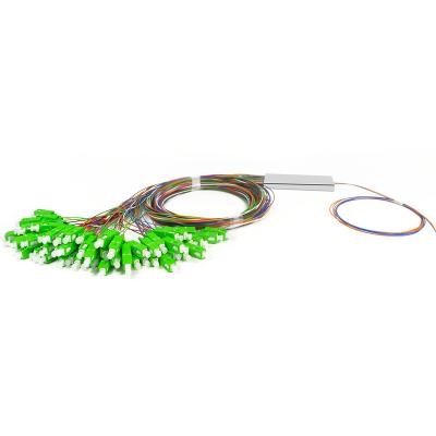 China GPON Compatible 1x16 PLC Fiber Optic Splitter G657A SC UPC 1260-1650nm for sale