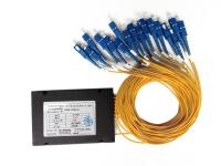 China PLC Fiber Optic Audio Cable Splitter ABS Box 1x2 1x4 1x8 1x16 Excellent Uniformity for sale