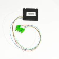 China 1x4 Single Mode PLC Splitter SC/APC SC/UPC Connectors For FTTx Deployments for sale