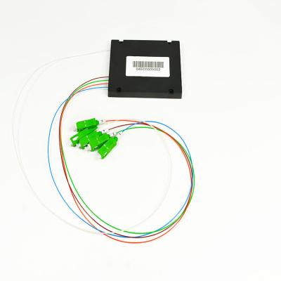China 1x4 Single Mode PLC Splitter SC/APC SC/UPC Connectors For FTTx Deployments for sale