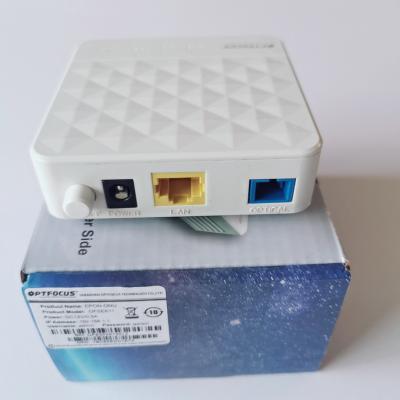 China XPON ONU 1GE Ethernet Port FTTH Modem SC/UPC 1.25G Dual Mode GPON EPON OLT Compatible for sale