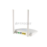 China XPON ONU 1GE 1FE CATV WiFi ONT FTTH Triple Play Gateway 2.4G 300Mbps SC APC for sale