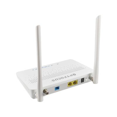 China XPON ONU 1GE 1FE Dual Mode WiFi CATV Fiber Optic ONU 2.488Gbps 1310nm for sale
