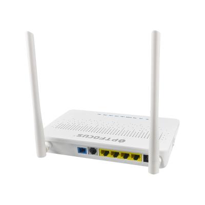 China XPON Dual Mode ONU WiFi Modem 1GE+3FE VOIP FTTH Fiber End User 300Mbps 2.4G for sale