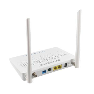 China 100Mbps 2LAN RF Output CATV Dual Mode ONU For Huawei Olt for sale