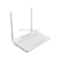 China XPON ONU 4 Ports 4GE 1FXS WiFi AC Dual Mode GPON EPON SC UPC 2.4G 300Mbps for sale