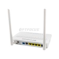 China XPON ONU 4 Ports 4GE 1FXS WiFi AC Dual Mode GPON EPON SC UPC 2.4G 300Mbps for sale