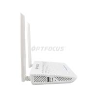 China XPON ONU 4GE 1VOIP 1USB WiFi Router GPON EPON Dual Mode 300Mbps 2.4G FTTH for sale