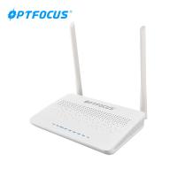 China XPON ONU 1GE 3FE 300Mbps WiFi CATV VOIP FTTH ONU with 2.4G 2T2R Antenna for sale