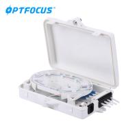 China FTTH Outdoor 4 Core Waterproof Terminal Box for 1x4 Mini PLC Splitter IP66 for sale