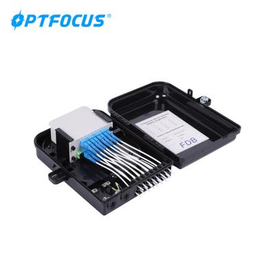 China 16 Core FTTH Fiber Access Terminal Box IP66 Waterproof for Indoor Outdoor Use for sale