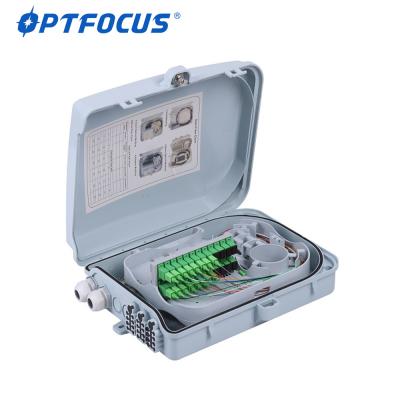 China FTTH Outdoor Terminal Box 24 Cores IP55 for 1x8 1x16 PLC Splitter Storage for sale
