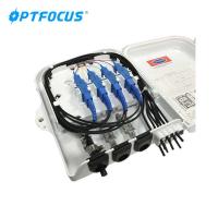 China 8 Core Fiber Optic Termination Box IP66 FTTH Terminal Box 227x181x54.5mm for sale