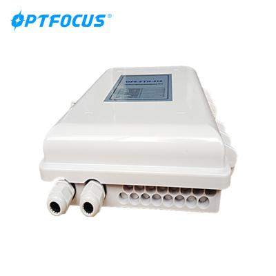 China 16 Core Fiber Optic FTTH Terminal Box IP66 Splice Distribution Box for sale