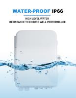 China PC ABS Waterproof  24cores Fiber Optic Distribution Box IP55 for sale