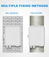 China ABS 1*8 Splitter FTTH Wall Mount Terminal Box 16 LC for sale