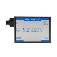 China 10/100M Fiber Media Converter 1310nm SC 120km Single Mode Optical to RJ45 2.5W for sale