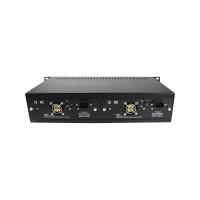 China 14 Slot 19 Inch Media Converter Rack 2U Chassis AC100 260V Dual Power for 100M 1000M Fiber for sale