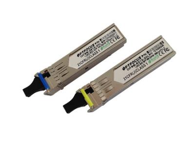 China OPTFOCUS 1.25G BIDI SFP Optical Transceiver LC 1550nm 20km 40km 80km Fiber Module for sale