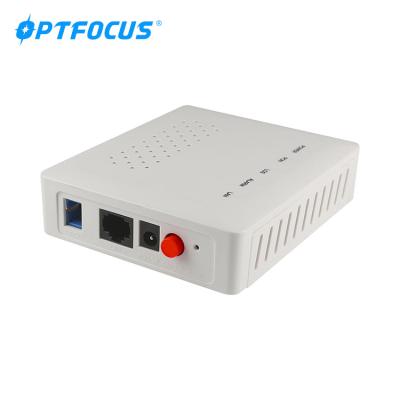 China 1GE GPON ONU SFU HGU Fiber Optic Modem 20km 2.488Gbps RX 1.244Gbps TX SC UPC for sale