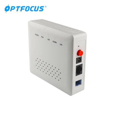 China 1GE GPON ONU BOSA Type ZTE Chipset Gigabit Ethernet ONU 12V 0.5A for sale