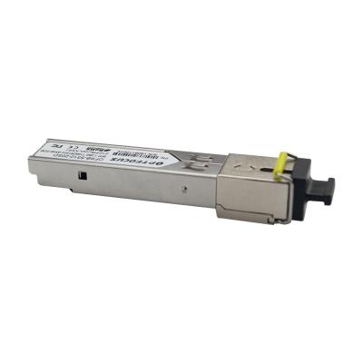 China 1.25G SFP BIDI Optical Transceiver 1310nm 20km SM SC Single Mode Module MSA for sale