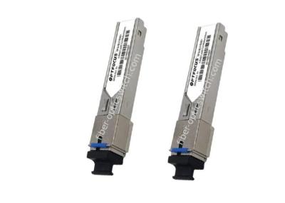 China FTTX Metal SFP Optical Transceiver 1.25G 40Km SM MM LC Connector for sale