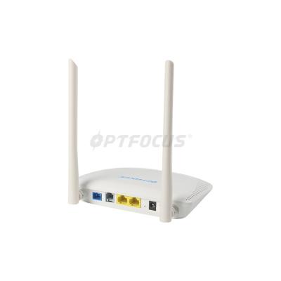 China 1GE 1FE VOIP WIFI GPON ONT ONU Huawei OLT Compatible for  FTTH Solution for sale