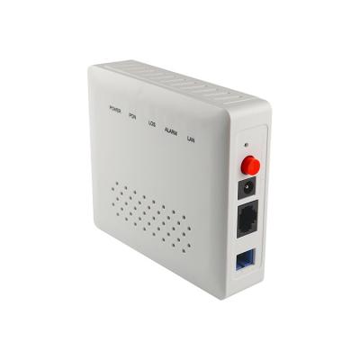 China EPON ONU 1GE Fiber Optic Network Unit FTTH Terminal 1490nm 20km SC/UPC for sale