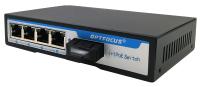 China Simplex Mode PoE Network Switch 4 Port Gigabit RJ45 1310nm 20km Single Fiber for sale