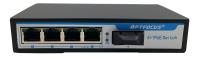 China Simplex Mode PoE Network Switch 4 Port Gigabit RJ45 1310nm 20km Single Fiber for sale