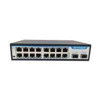 China FTTH Ethernet Network Switch 480 Gbps Switching Capacity 16 Ports 2 Slot POE Switch for sale