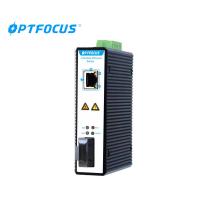 China Industrial Media Converter 10/100Mbps Single Mode Fiber 20km SC Port 12-48V DC Input for sale