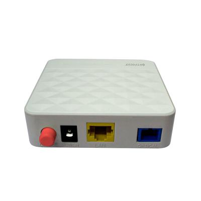 China Plastic Optical Network Unit FTTH Optical Smart Pon 1.25G 1 Port Xpon ONU Router for sale