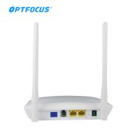 China XPON ONU 1GE 1FE 1POTS WiFi FTTH EPON ONU 20km Distance Dual Mode for sale