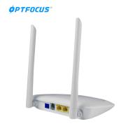 China XPON ONU 1GE 1FE 1POTS WiFi FTTH EPON ONU 20km Distance Dual Mode for sale