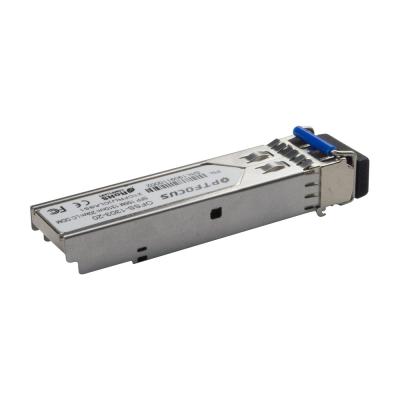 China OEM 1.25G SFP Transceiver 1310nm 20km Dual Fiber Hot Pluggable for FTTH FTTX for sale
