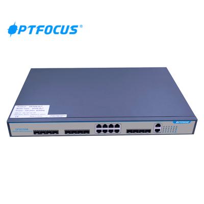 China Managed EPON OLT 4 PON Port 2x10G SFP 4xGE RJ45 1U Optical Line Terminal for sale