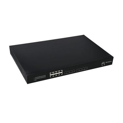 China OEM ODM 10gbps Ethernet Switch 8 Port 10 Gigabit Data Center Switch 8+8 for sale