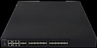 China 24 Port 10G SFP Managed Network Switch 490Gbps Backplane Fiber Optic Switch for Data Center for sale