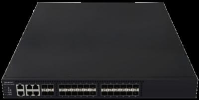 China 24 Port 10G SFP Managed Network Switch 490Gbps Backplane Fiber Optic Switch for Data Center for sale