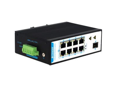 China 48V Industrial Ethernet Network Switch 8 Port 10/100/1000M For Security / CCTV / IP Camera for sale