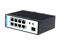 China 48V Industrial Ethernet Network Switch 8 Port 10/100/1000M For Security / CCTV / IP Camera for sale
